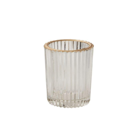 Gold Rim Votive – Sparrow Lane Event Rentals